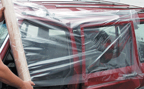 Self-Adhering Collision Wrap: Tools USA