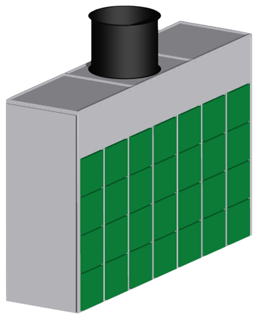 Industrial Paint Wall with Filter Plenum: Tools USA